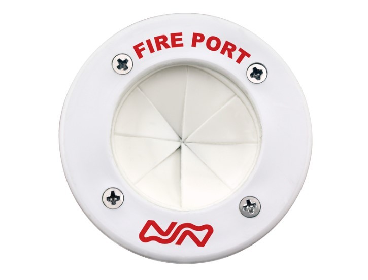 LALIZAS Fire Port Plastic Ø80.5mm – Access Port for Fire Extinguishers