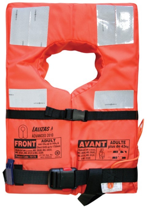 LALIZAS SOLAS/MED Advanced Lifejacket 43+ kg | Professional Marine Safety