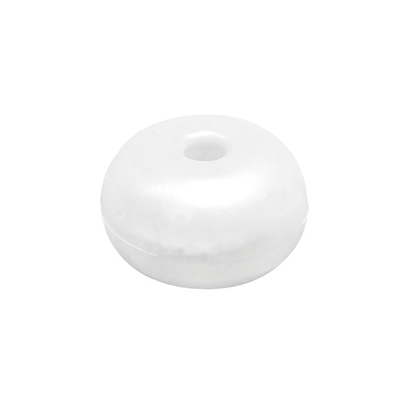 Round Surface Float with Hole Ø75 mm White